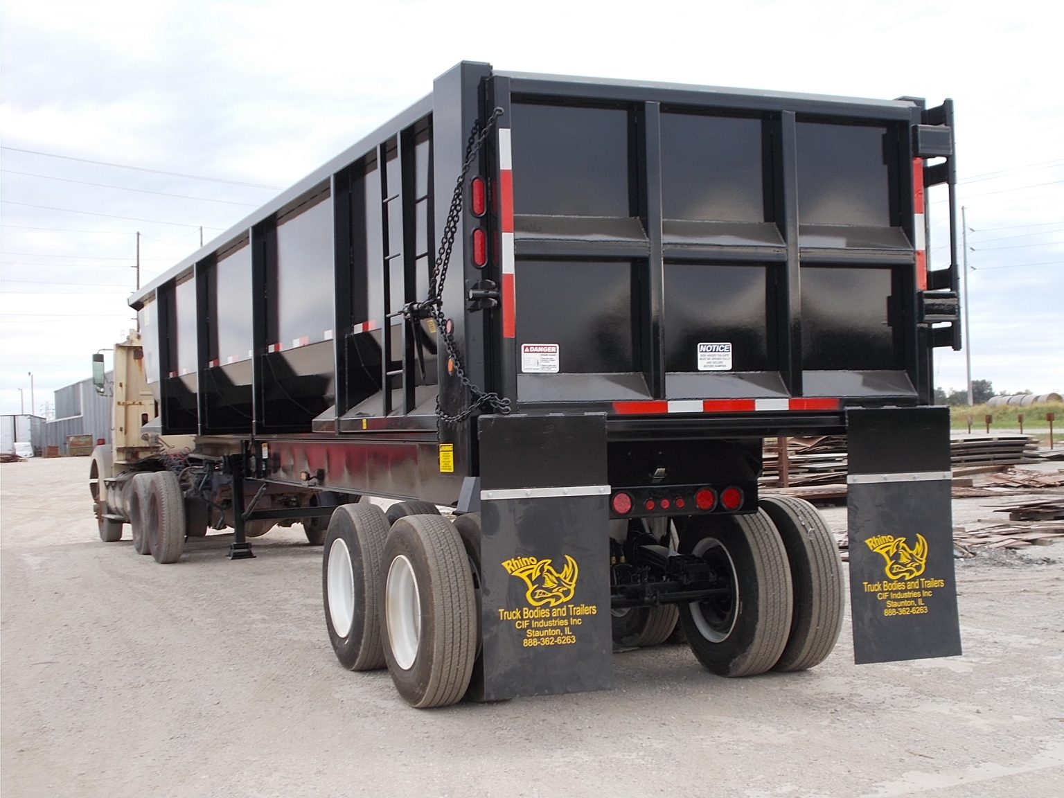 Rhino Dump Trailers – CIF Industries, Inc.